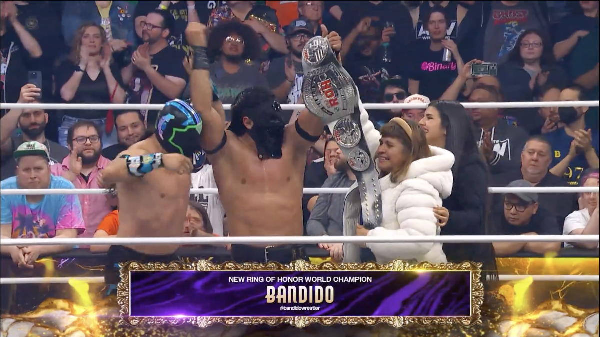 Bandido Wins The ROH World Title From Chris Jericho At AEW Dynasty